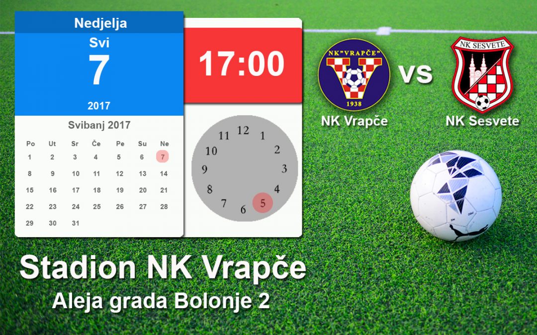 Najava utakmice NK Vrapče vs NK Sesvete | Web